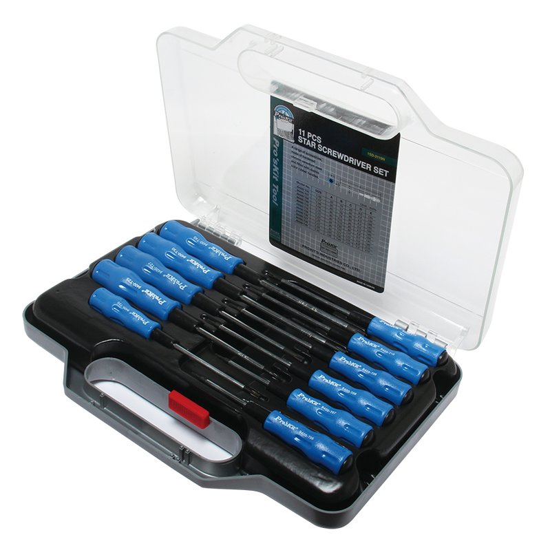 Torx Screwdriver Set Pro'sKit 1SD-2119N (11 pcs) - GsmServer