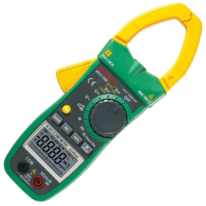Digital Clamp on Meter MASTECH MS2138R - ToolBoom